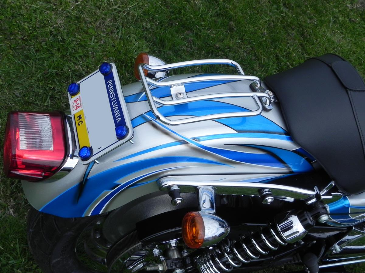 Paint Sportster Blue Silver Photo Gallery